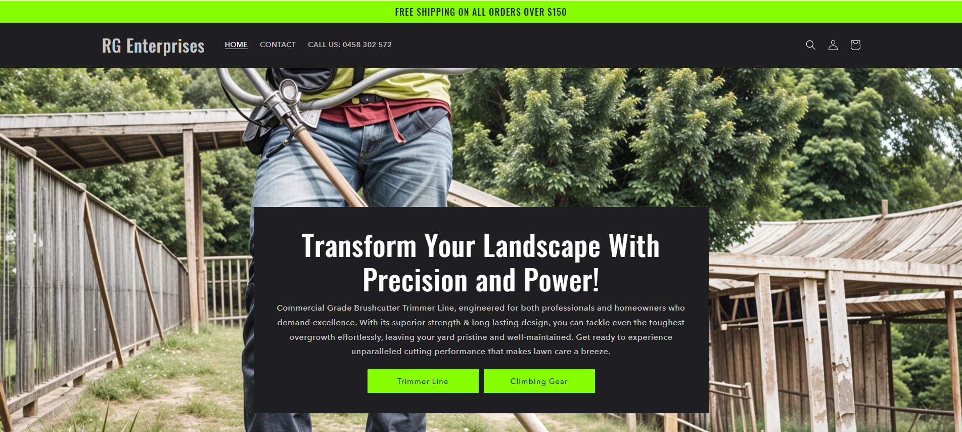 Premium Commercial-Grade Brushcutter Trimmer Line Australia | RG Enter